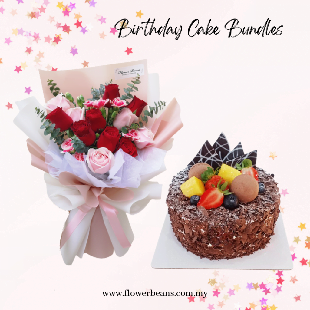 Sweet Heart Cake Bundle - Flower Beans