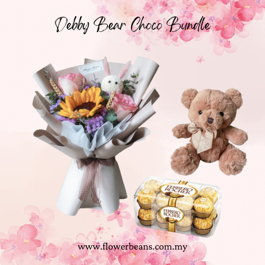 Debby Bunny Bear Choco Bundle - Flower Beans